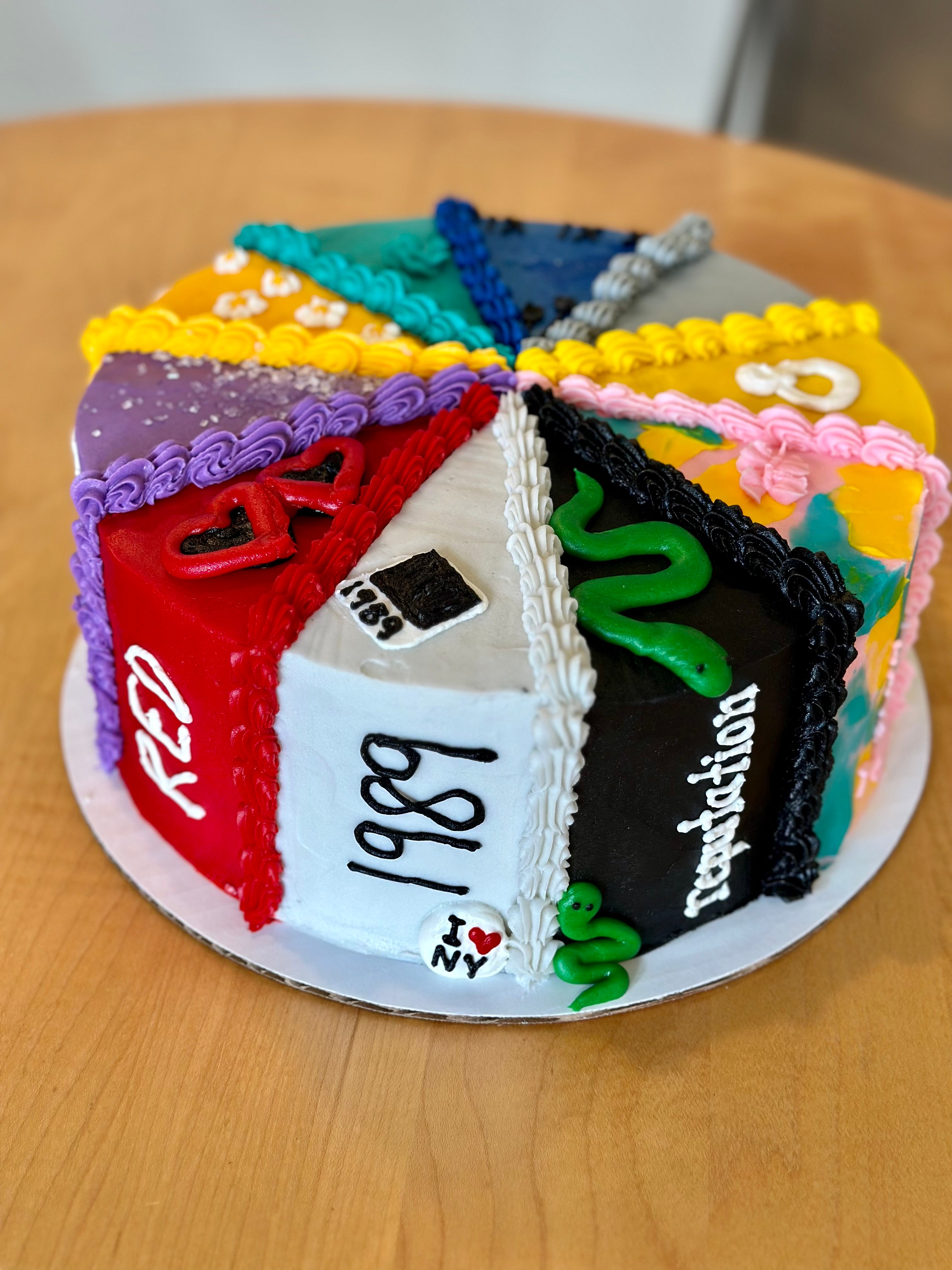9-inch Taylor Swift ERAS Cake | Sara's Sweets